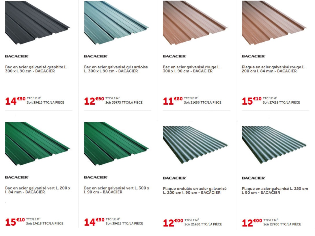 Le bac acier Brico Depot ⋆