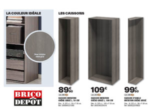 Caisson Bois Brut Brico Depot